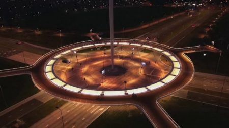 Hovenring - The Floating Circular Cycle Bridge