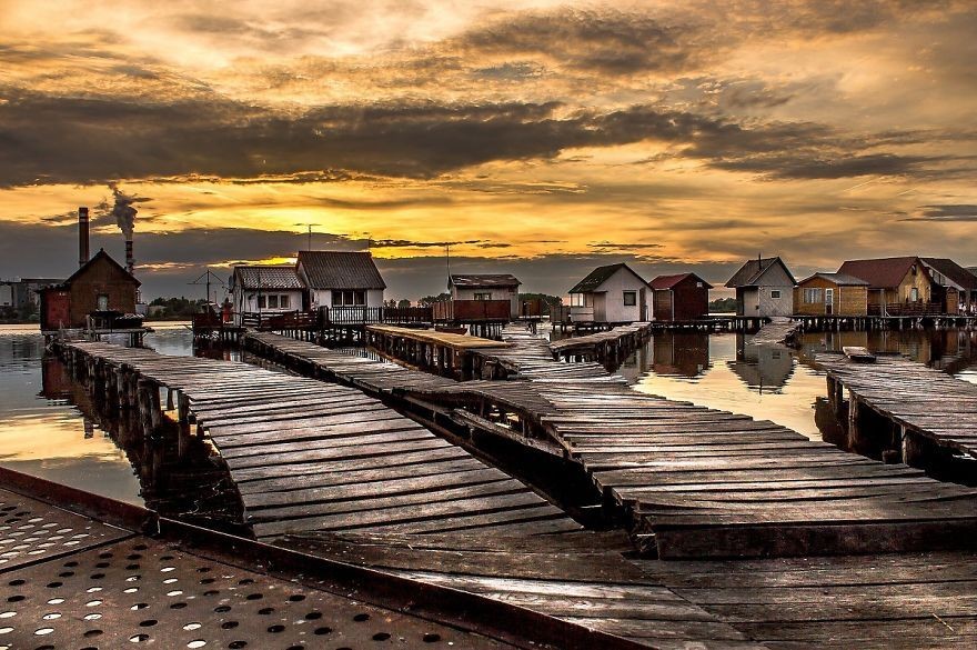 The Floating Village of Hungary