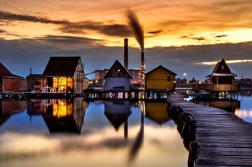 The Floating Village of Hungary