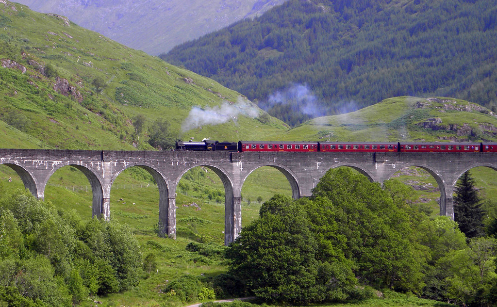 Glenfinnan Viaduct the West Highland Line¸ Scotland